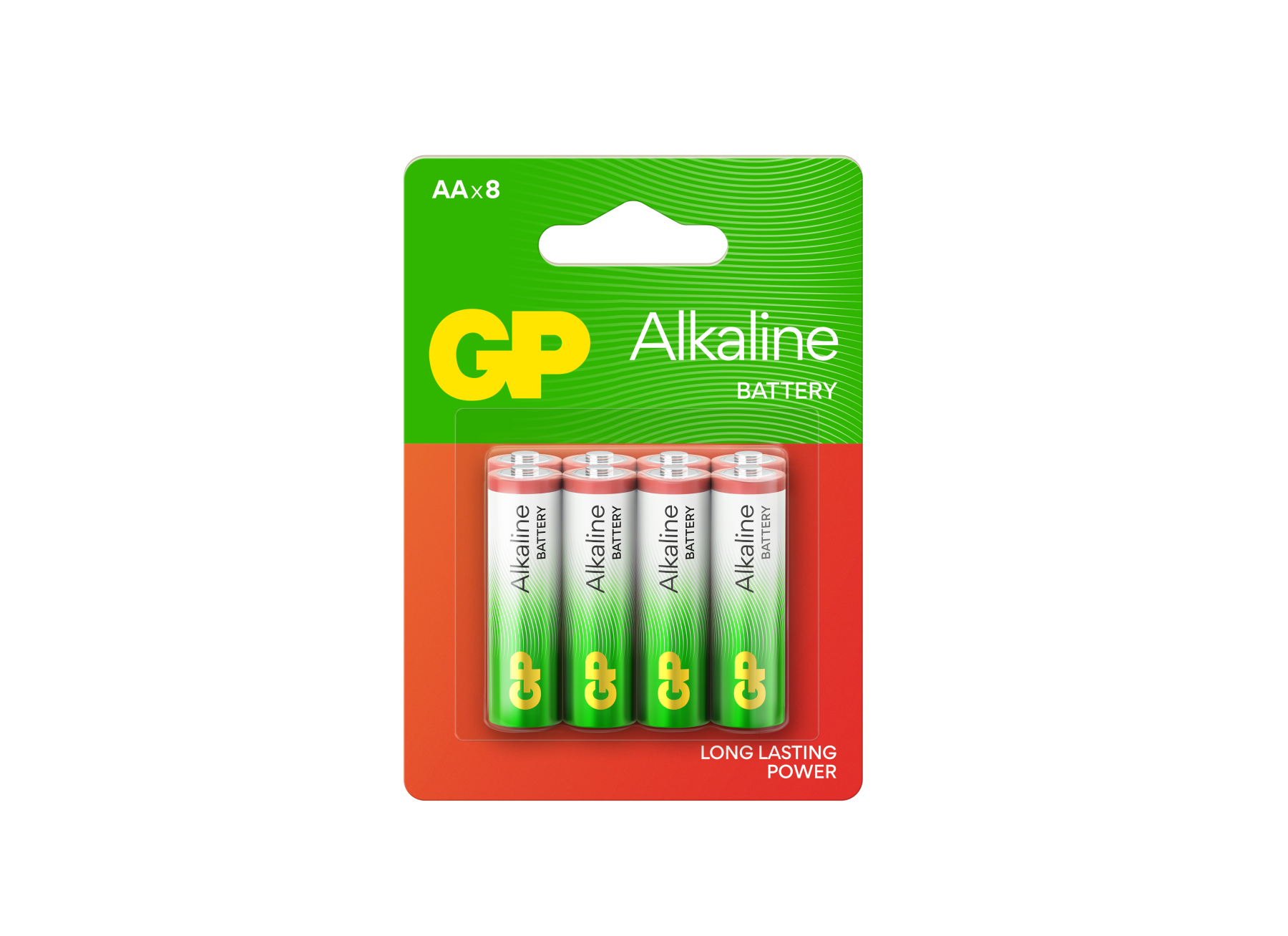 H-Squared - Leading Battery Wholesaler - GP Red AA Pack of 8